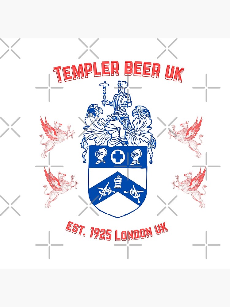 "Knights Templer Beer London UK 1925 Est. Crest Coate of Arms 1966 ...