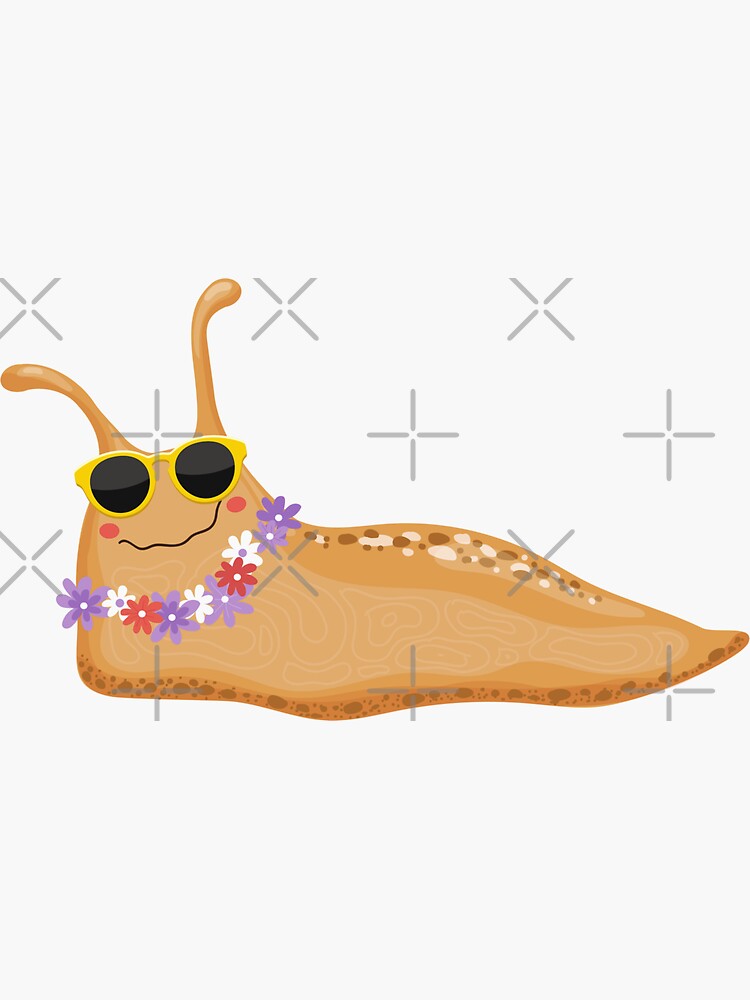 "Beach Slug" Sticker by SwimSashimi | Redbubble