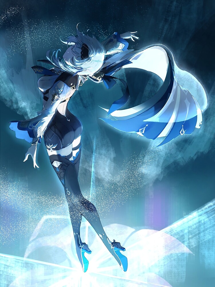 "Eula Genshin Impact" Poster for Sale by Hongdusik | Redbubble