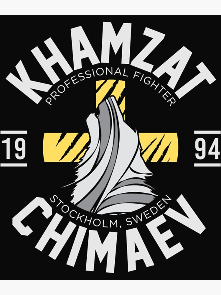 "Khamzat Chimaev " Poster for Sale by VinlandDesign77 | Redbubble