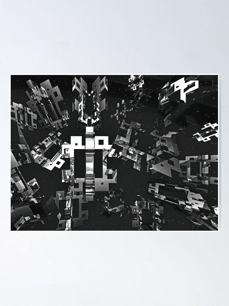 "Space Debris" Poster for Sale by perkinsdesigns | Redbubble
