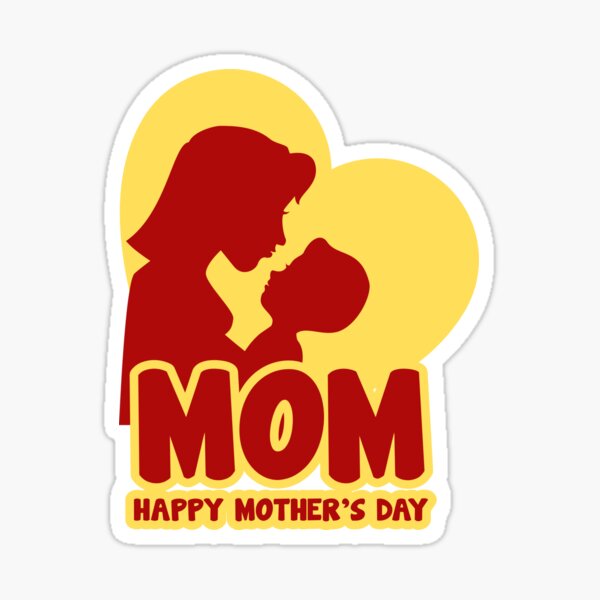Happy Mothers Day Sticker By Sunrise Art Redbubble
