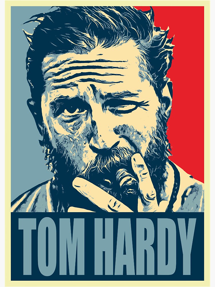 " Tom Hardy Essential " Sticker by Adriano55DF | Redbubble