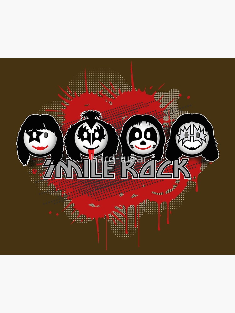 "Smile Rock - Smiley Band" Poster for Sale by hard-wear | Redbubble