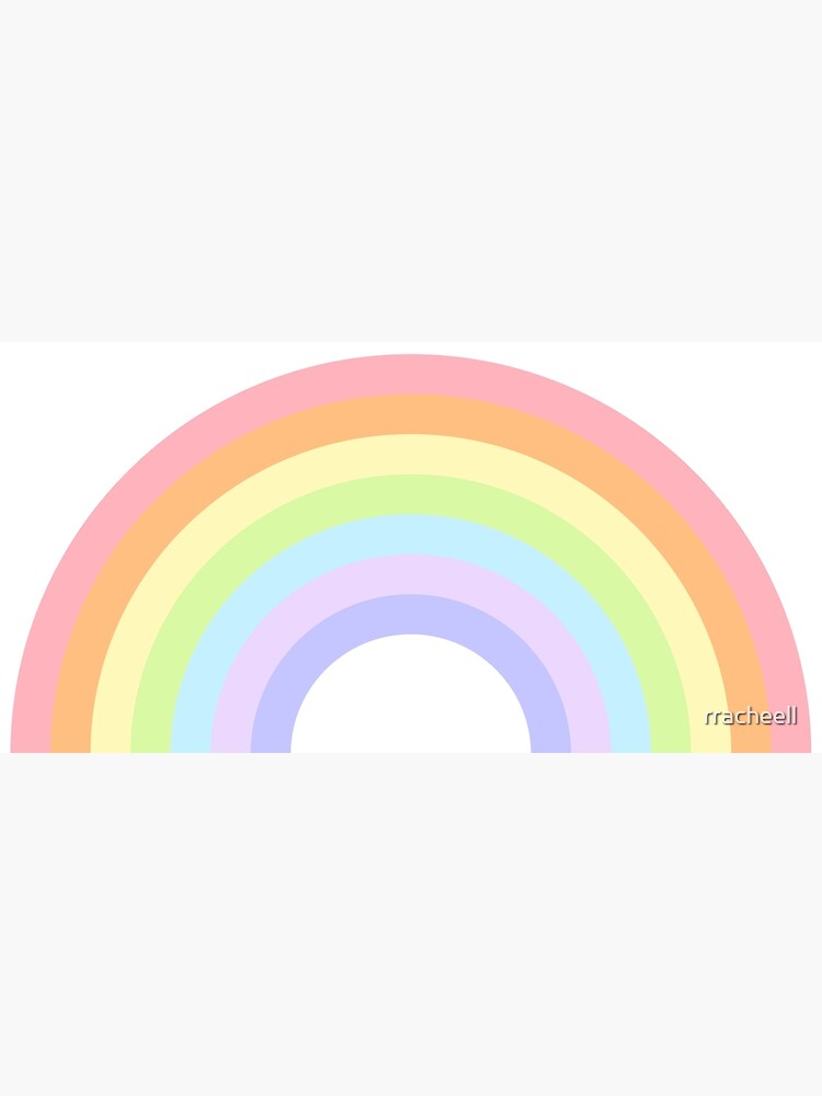 "RAINBOW - PASTEL COLORS" Poster for Sale by rracheell | Redbubble