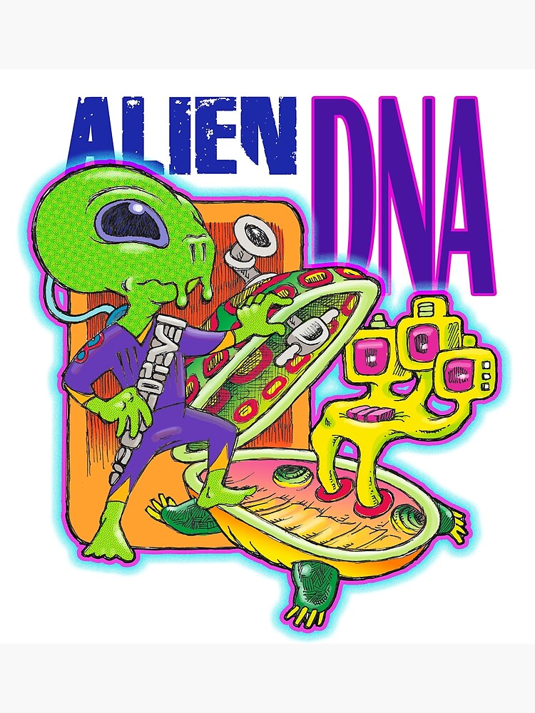 "Alien DNA" Poster for Sale by Kruptoons | Redbubble