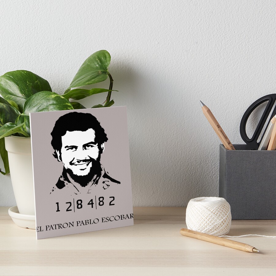"Pablo Escobar, El Patron" Art Board Print for Sale by StevanoArt ...