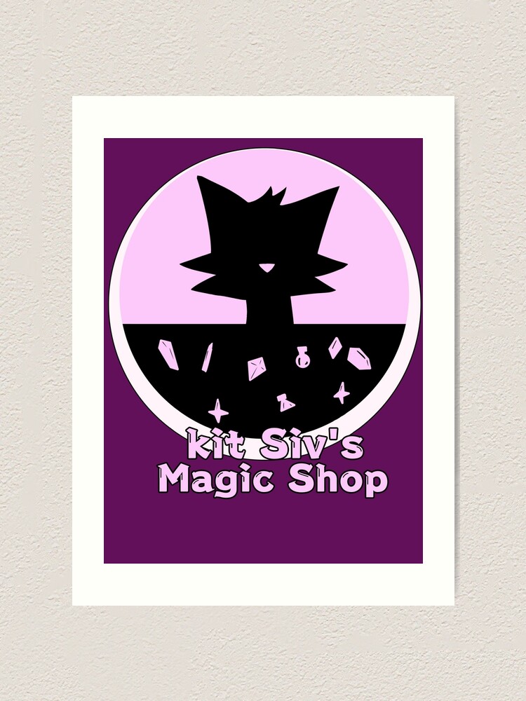 "Kit Siv's Magic Shop logo" Art Print for Sale by SirSiv | Redbubble