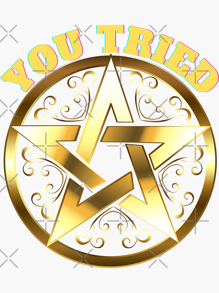 "You Tried Gold Star,Gold Star,Star,You Tried,Gold,Funny,Tried,I TRIED ...