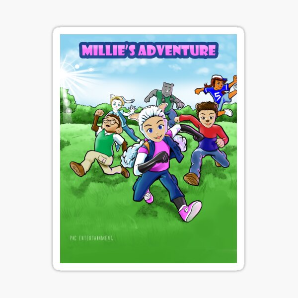 "Millie's Adventure " Sticker for Sale by Willie1007 | Redbubble