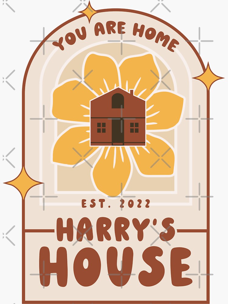 "Harry's House" Sticker for Sale by SaratoninPrints | Redbubble