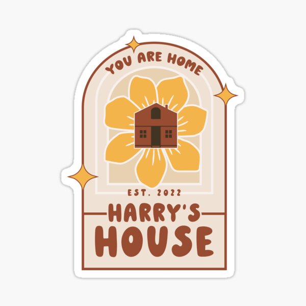 "Harry's House" Sticker for Sale by SaratoninPrints | Redbubble