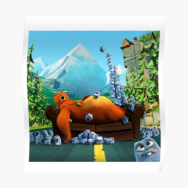 Póster «Lemmings felices Tabodi y Grizzy» de hinamox | Redbubble