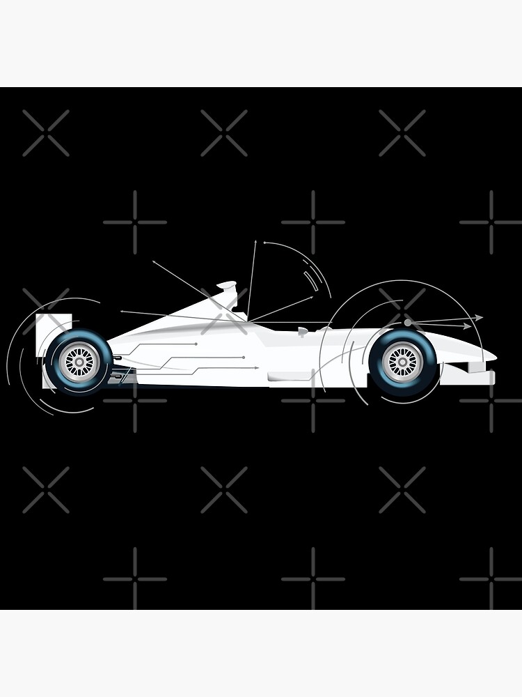 "Formula 1 White" Poster for Sale by origato | Redbubble