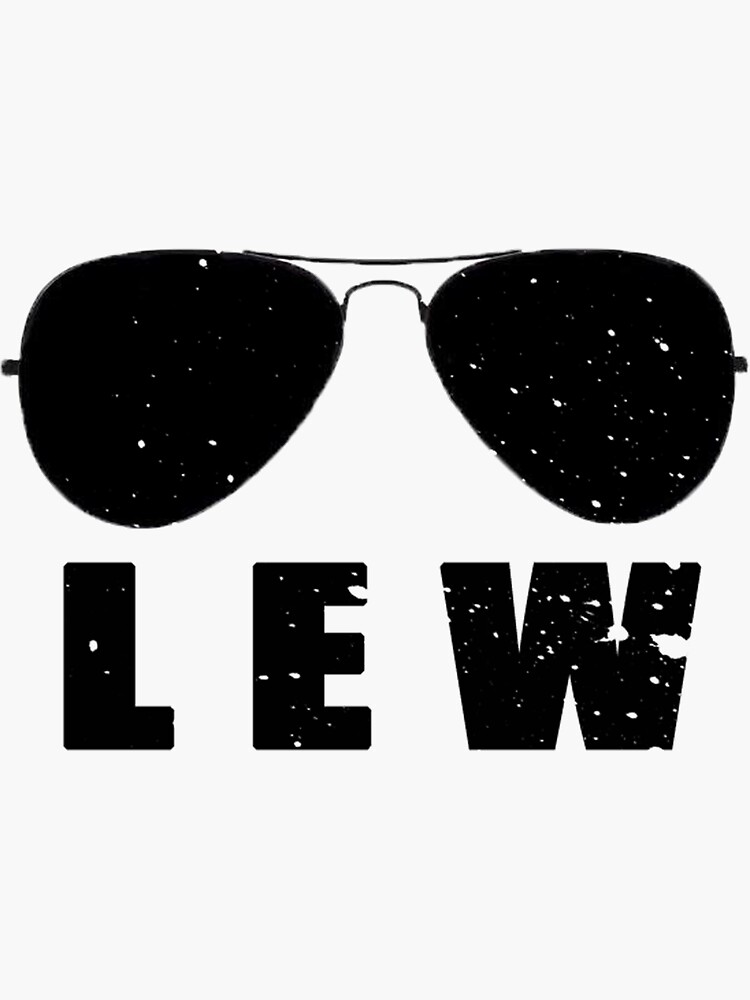 "LEW" Sticker by CalumReid | Redbubble