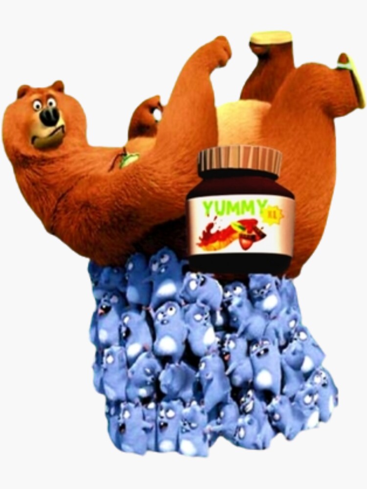 " Happy Lemmings Tabodi And Grizzy" Sticker by hinamox | Redbubble