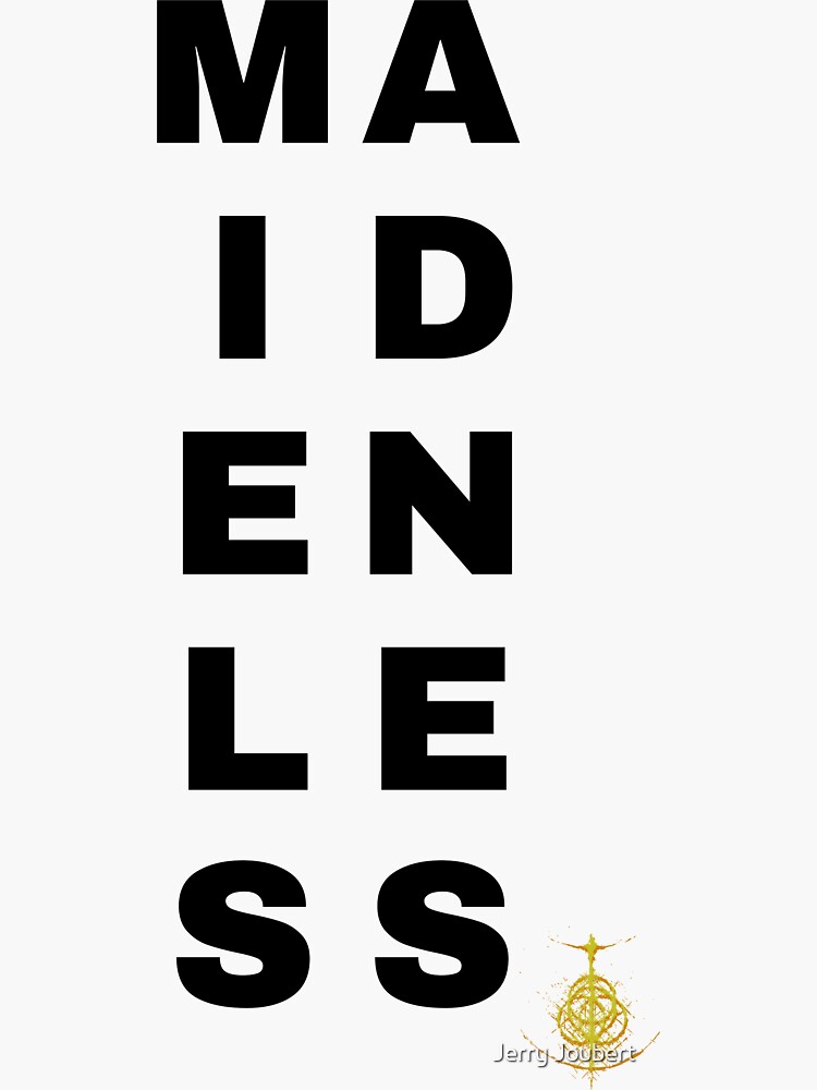 "Maidenless" Sticker by J2Duncan | Redbubble
