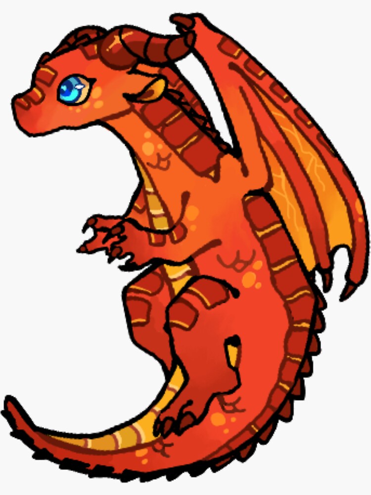 "Peril || Wings of Fire" Sticker for Sale by SunwuYotasuke | Redbubble