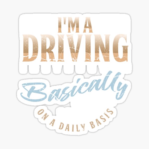 "Driving Instructor Teacher Lesson School Driver´s License" Sticker by ...