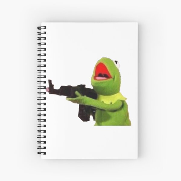 "Kermit The Frog Meme" Spiral Notebook by momyshop | Redbubble