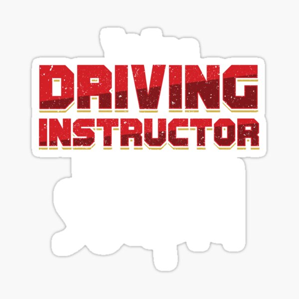 "Funny Driving Instructor Learner Driver Driver´s License Car" Sticker ...