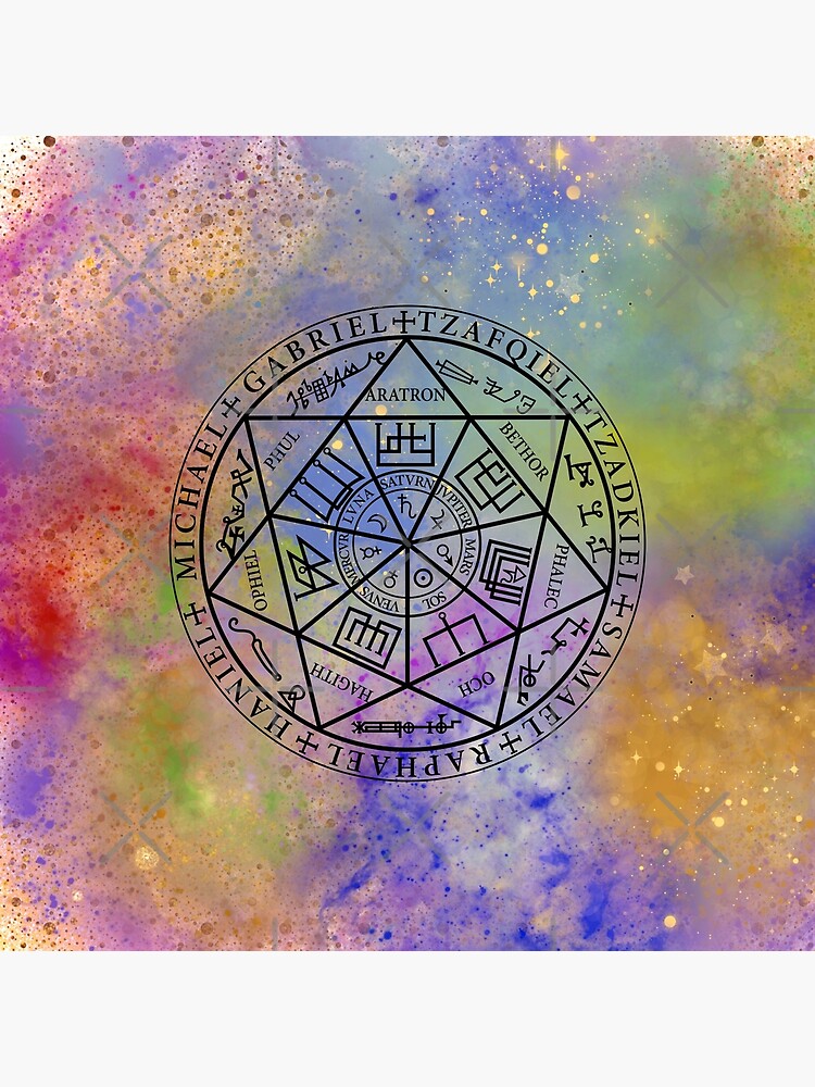 "7 archangels seal sigil energy protection" Art Print for Sale by ...