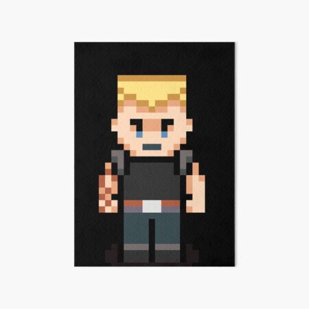 "Retro Pixel Art Style Hun" Art Board Print for Sale by fallinfrog ...