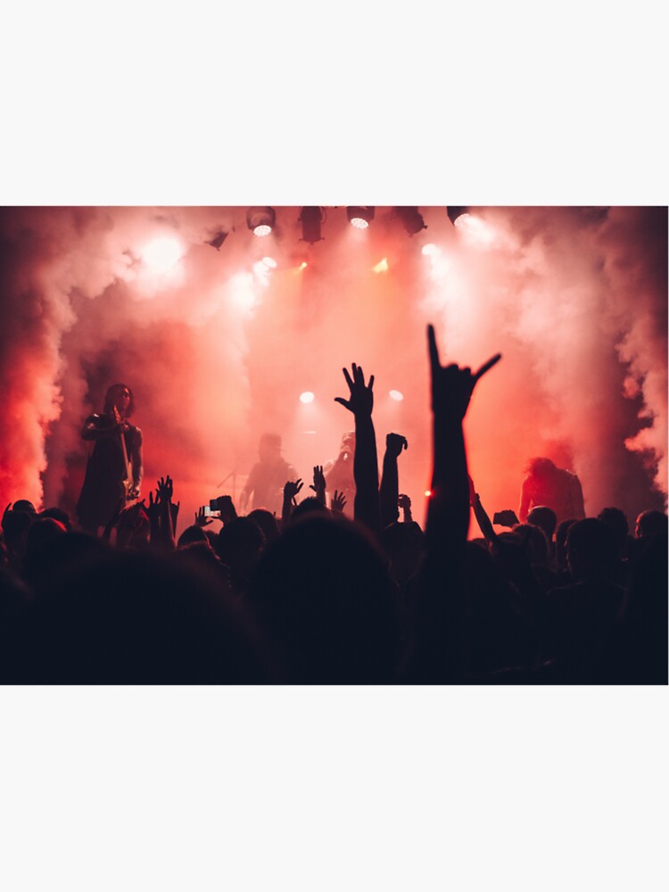 "Articles with photography At a concert" Sticker by TanTiepDNS | Redbubble