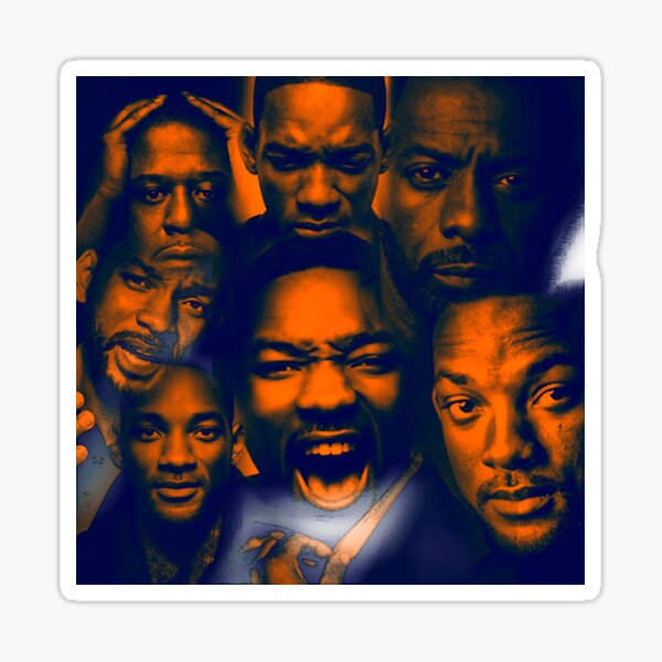 "Multi potrait will Smith" Sticker by tuoppelish | Redbubble
