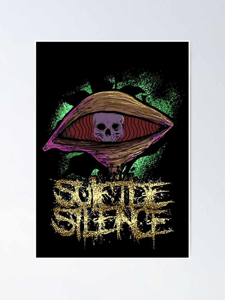 "Skull In The Eye (Suicide SIlence) Artwork" Poster for Sale by ...