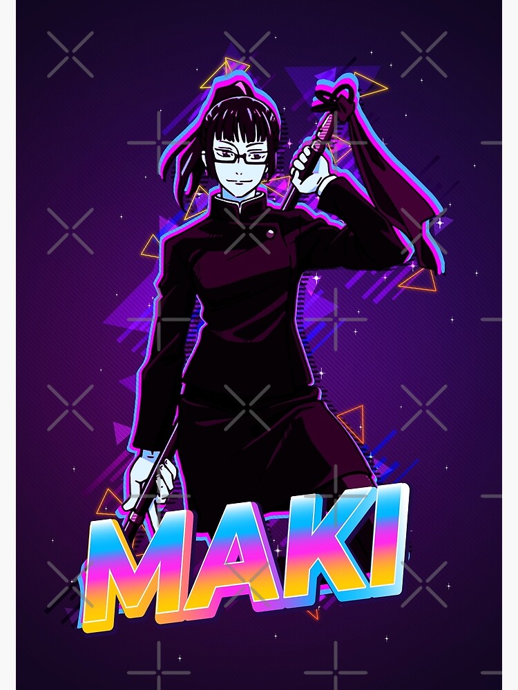 "Maki Zenin | Jujutsu Kaisen" Poster by RealAnimeHD | Redbubble
