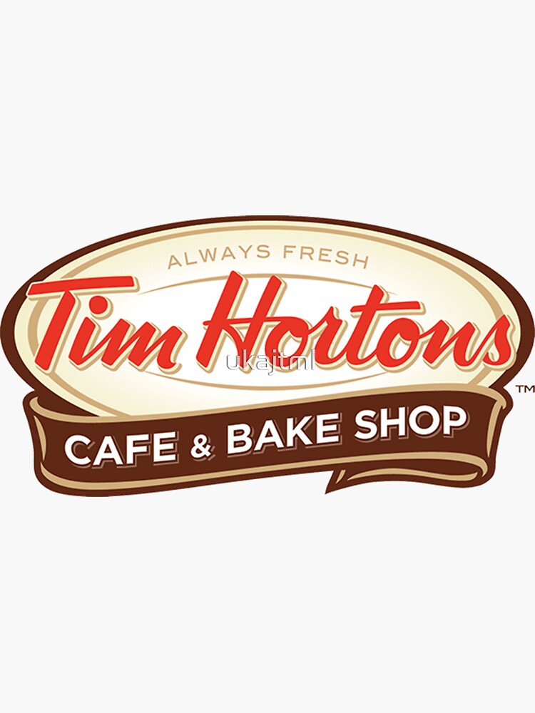 "Tim Hortons" Sticker for Sale by ukajtml | Redbubble