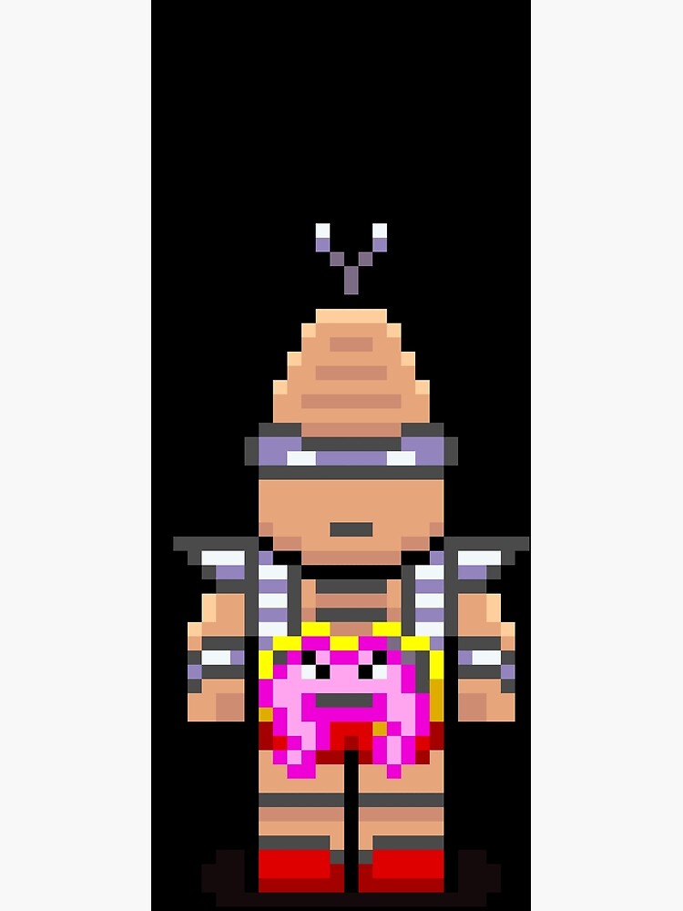 "Retro Pixel Art Style Krang" Poster for Sale by fallinfrog | Redbubble