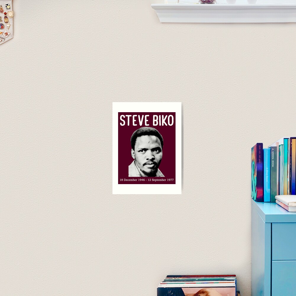 Lámina artística «Gráfico memorable de Steve Biko 49, para hombres, mujeres, tendencia vintage ...