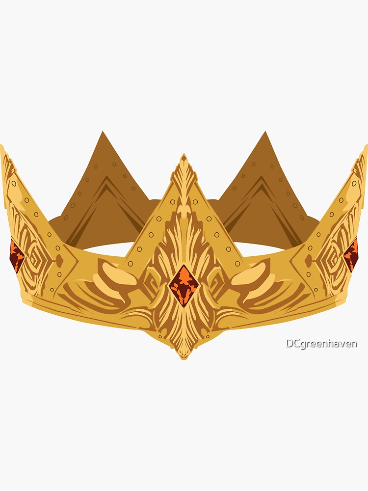 "Jaron's Crown (False Prince)" Sticker for Sale by DCgreenhaven | Redbubble