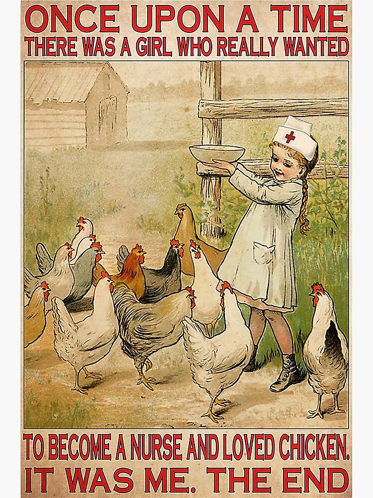 "Nurse chicken OUAT" Poster for Sale by Rhouts70 | Redbubble