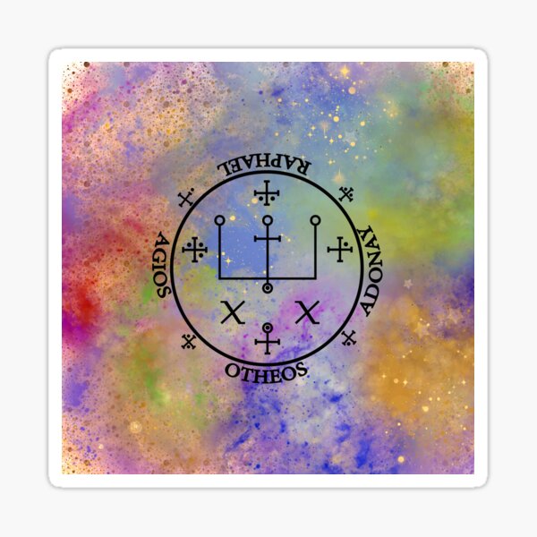 "Archangel Raphael seal energy sigil universe" Sticker by MabelGtz ...