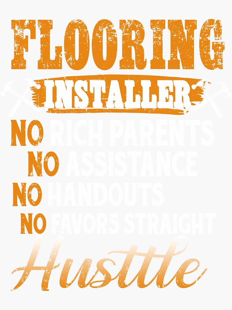 "Flooring Installer Contractor Fun Skills Floor Installation Shirt ...
