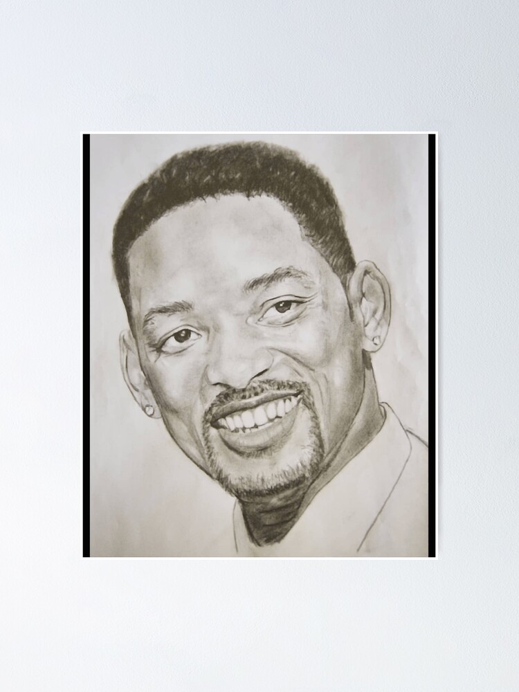 "Will Smith draw " Poster for Sale by ahheebekaku | Redbubble