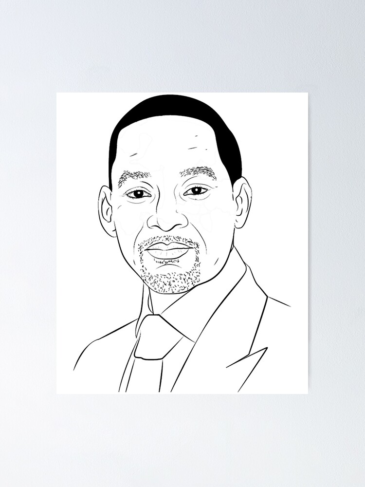 "Will Smith draw " Poster for Sale by ahheebekaku | Redbubble