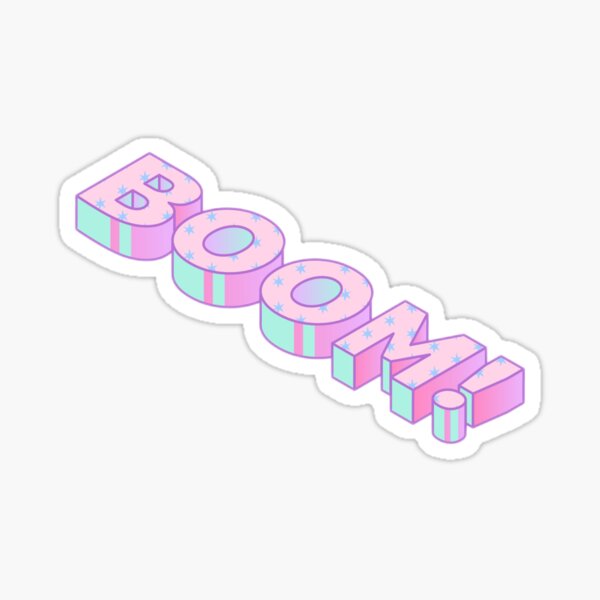 "Boom Boom!" Sticker by DIA111 | Redbubble