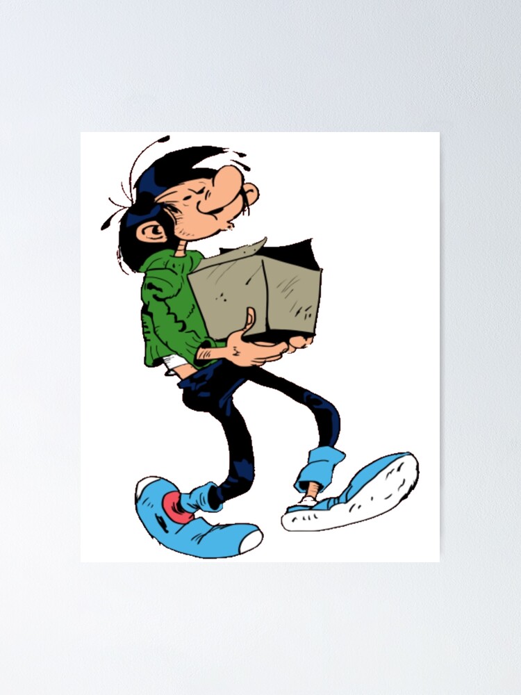 Poster « Gaston Lagaffe classique », par ChampTepakorn | Redbubble