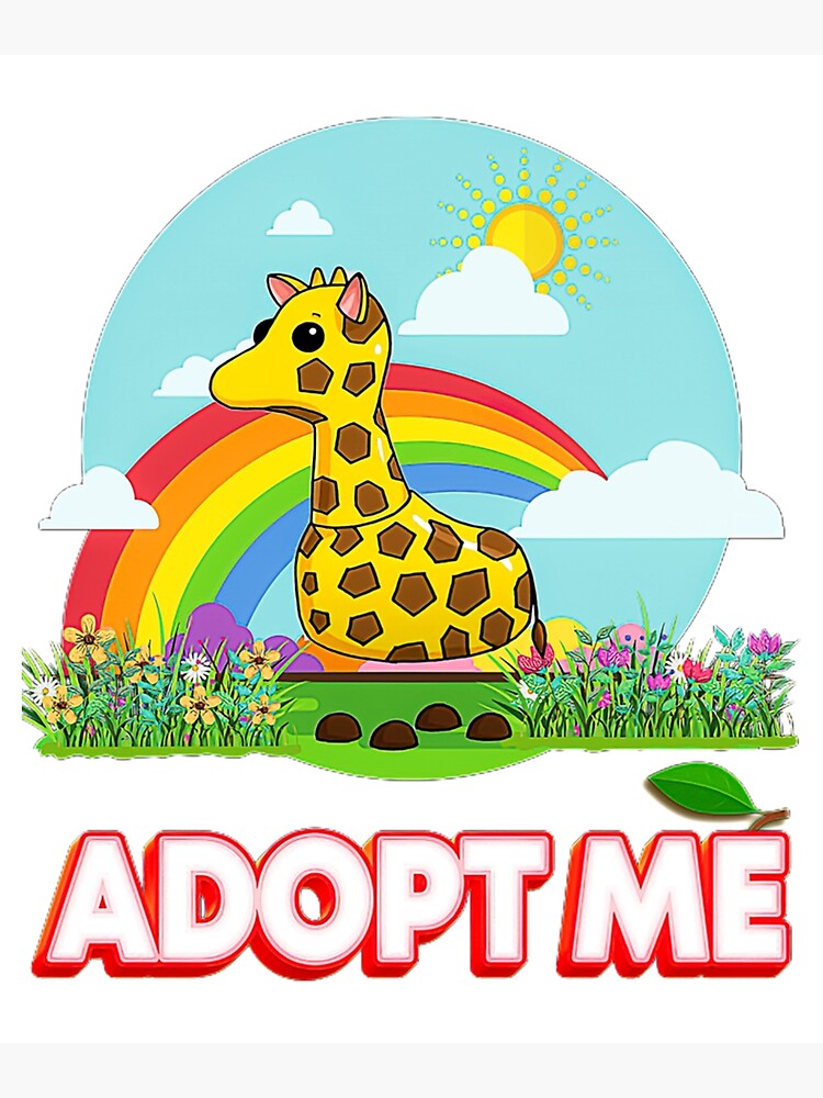 "Adopt Me " Poster for Sale by PartyPoshPrints | Redbubble