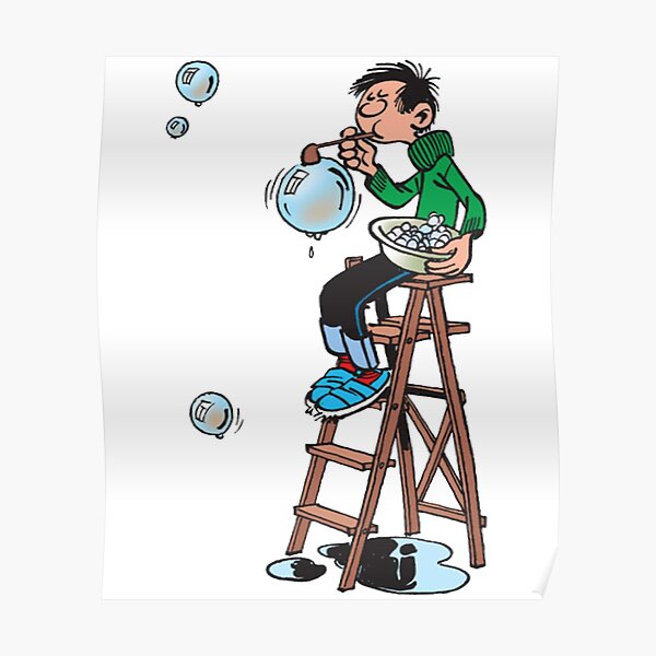 "Gaston Lagaffe classique " Poster by ChampTepakorn | Redbubble