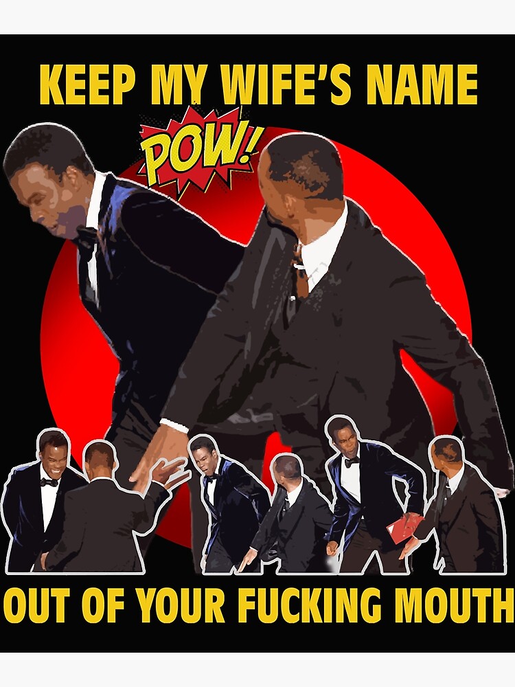 "will smith slap award" Poster for Sale by byfordxgpiros | Redbubble