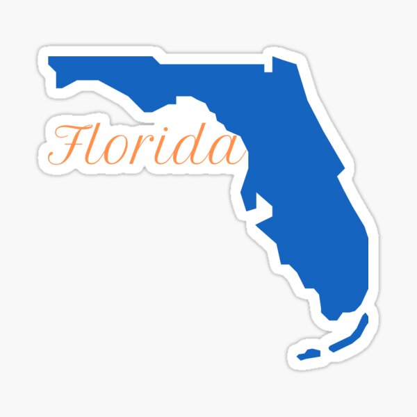 "Florida" Sticker by Sharp-Design-Co | Redbubble