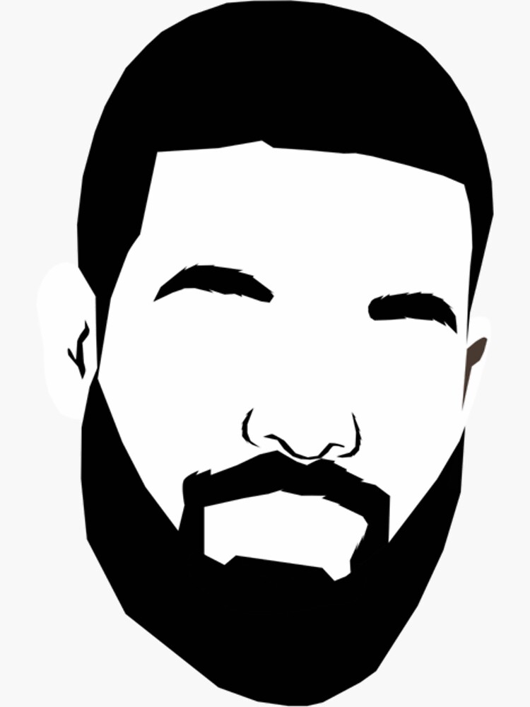 "Drake illustration " Sticker by LongThanTRV | Redbubble