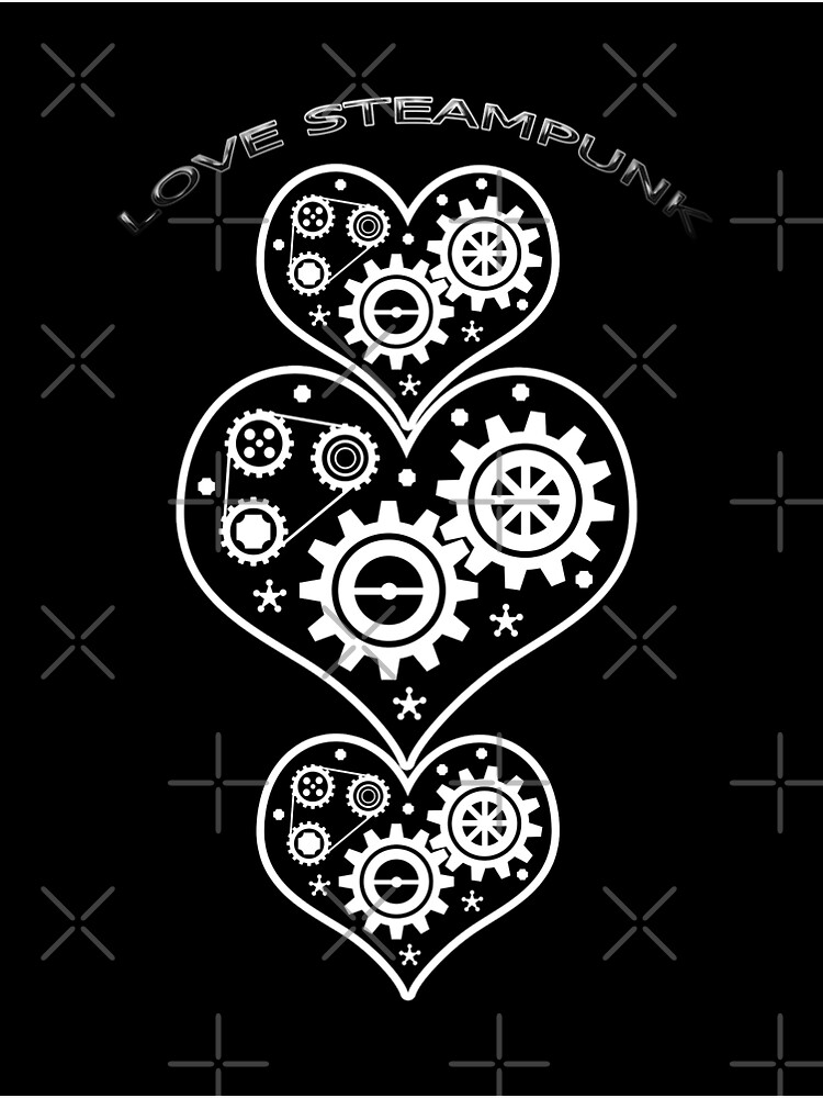 "Steampunk Clockwork Heart" Poster for Sale by Astralia | Redbubble