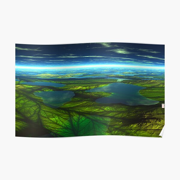 "Canopy World - tree & leaf" Poster for Sale by AlienVisitor | Redbubble