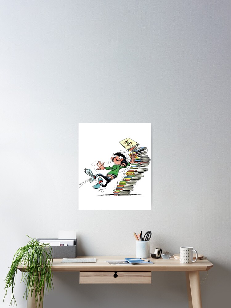 "Gaston Lagaffe classique " Poster for Sale by KikiKaai | Redbubble